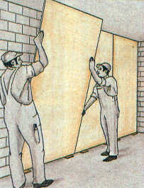 Finisarea peretilor cu panouri rigips