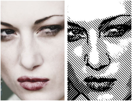 Crearea unui desen hasurat foto-realistic