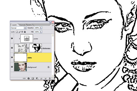 Crearea unui desen hasurat foto-realistic