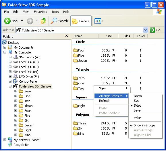 Creating and Using the System Folder View Object