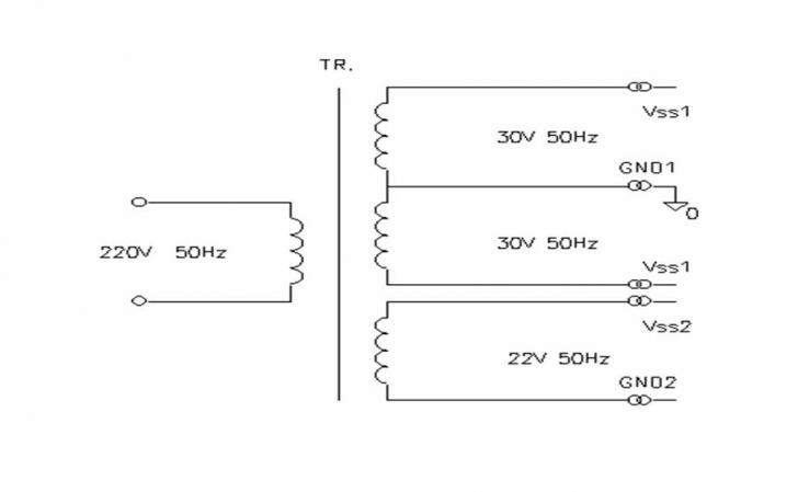 Schema electrica a transformatorului