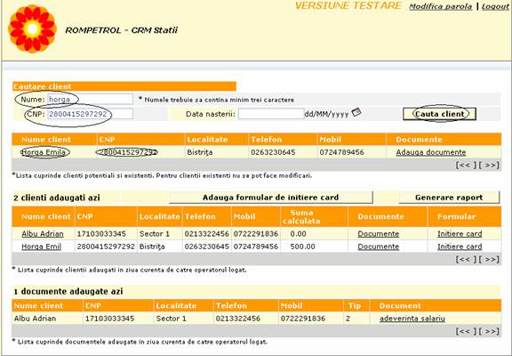 Manual Produs si Proceduri - Serviciul Fill&Go Personal