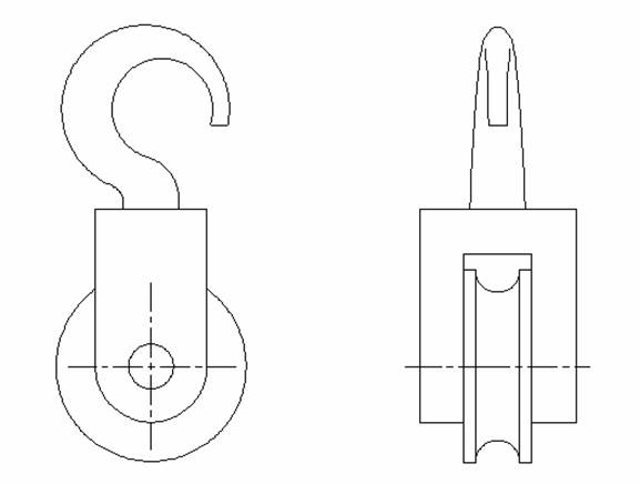 Desenul de ansamblu al scripetelui