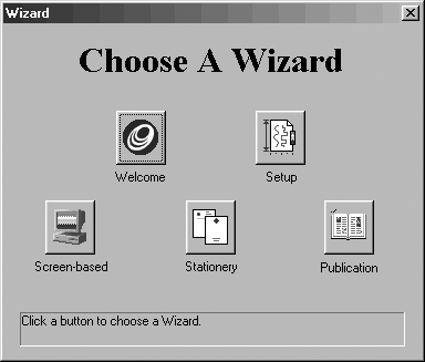 Using the Windows Wizards